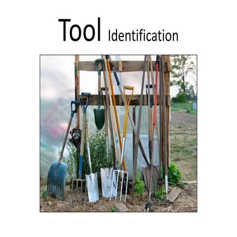 Tool identification | PPTX