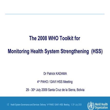 Toolkit Outline | PPT