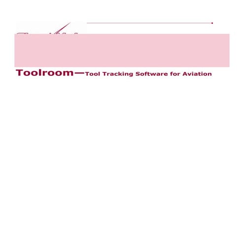 Toolroom aviation | PDF