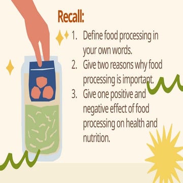 Tools And Equipment In Food Processing Pptx