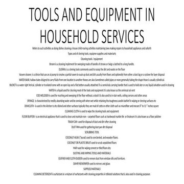 TYPES AND USES OF CLEANING TOOLS, EQUIPMENT, SUPPLIES AND MATERIALS.pptx
