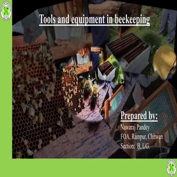 Tools and equipment used in Bee Keeping.pptx