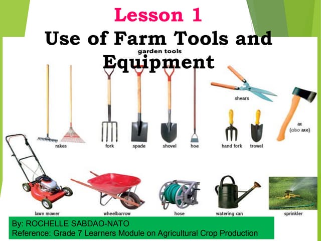 farm tools and equipment tle grade 7.pptx