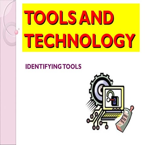 Tools and technology | PPT