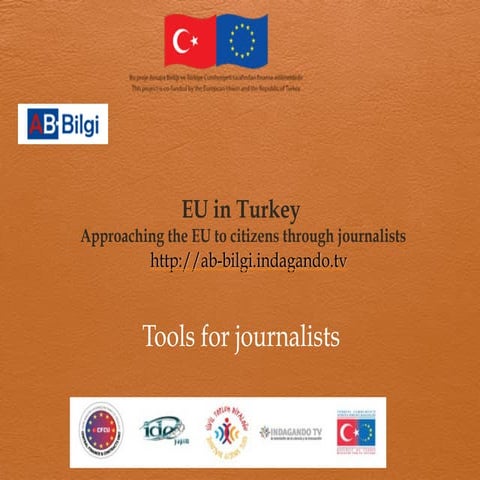 Tools for journalists: Approaching the EU to citizens through ...