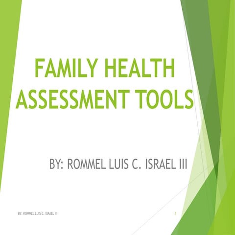TOOLS IN FAMILY HEALTH ASSESSMENT | PPT | Genetics | Science
