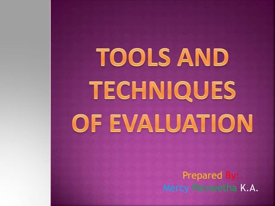 Quantitative & Qualitative Assessment | PPTX