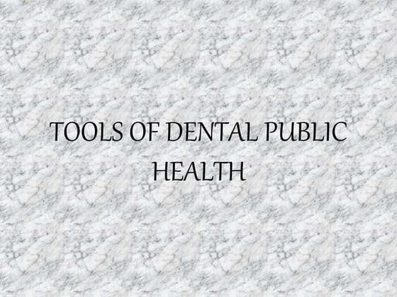 Dental public health introduction | PPTX | Dental Health | Diseases and ...
