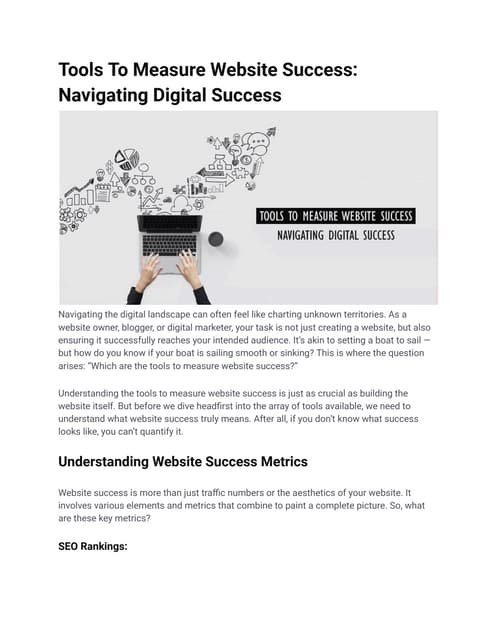 Tools To Measure Website Success Navigating Digital Success.pdf