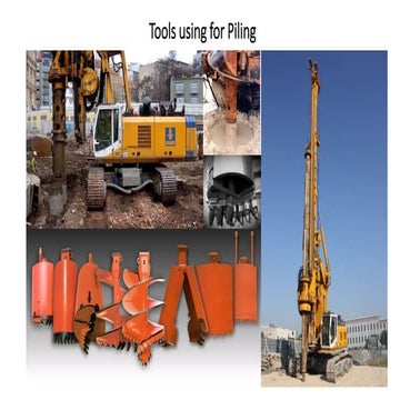 Tools using for piling | PPTX