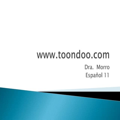 Tutorial ToonDoo | PPTX