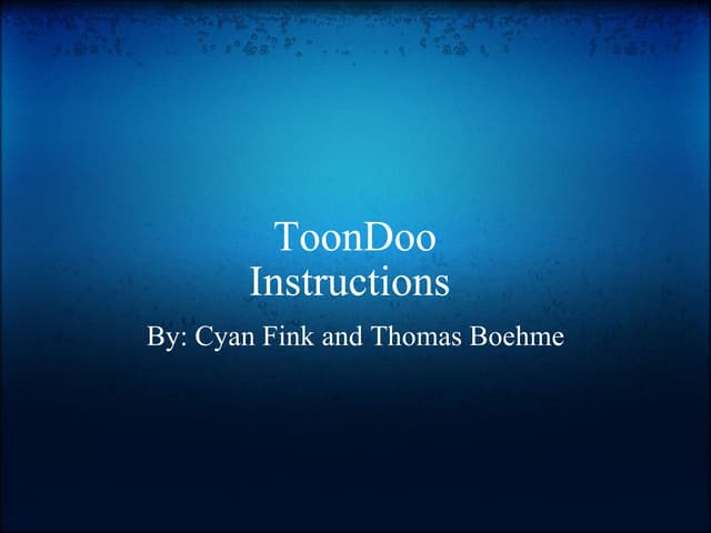 Toondoo | PPT