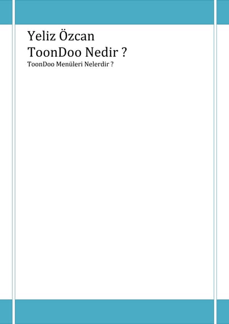 Toondoo | PPT