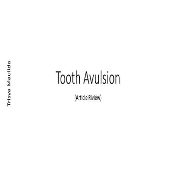 Tooth Avulsion.pptx