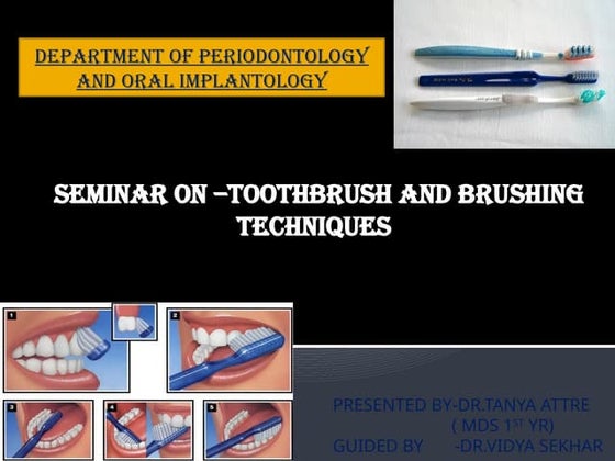 Tooth brushing techniques | PDF