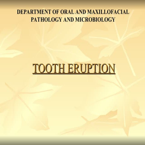 TOOTH ERUPTION AND DENTAL ANATOMY CLASS.ppt