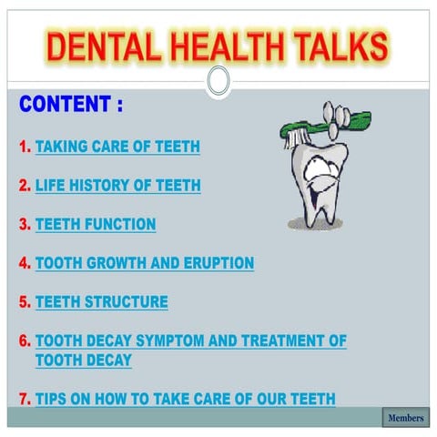 Keeping Your Teeth Healthy And Strong[1] | PPT