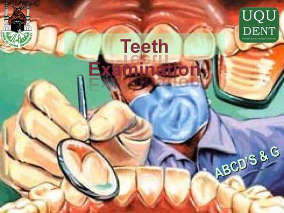 History taking and clinical examination in dentistry | PPT