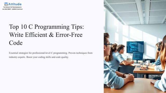 Top 10 C Programming Tips Write Efficient And Error Free Codepdf 2115