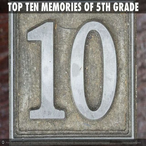 Ben's top 10 memories | PPTX