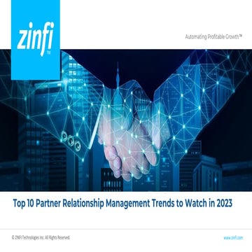 Top 10 Partner Relationship Management Trends to Watch in 2023 | PPT