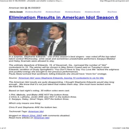 Top 100 Pinoy Blogs 1-25 | PDF