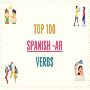 Los más frecuentes verbos en -ar Spanish | PDF