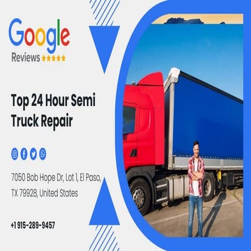 Top 24 Hour Semi Truck Repair - Forward Diesel Repair | PPT