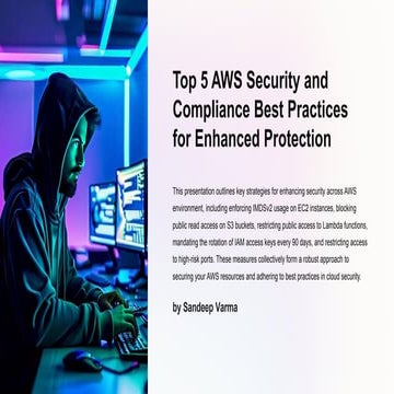 Top-5-AWS-Security-Recommendations for enhanced protection | PPT