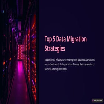 5 Key Data Migration Strategies Used by Experts | PPTX