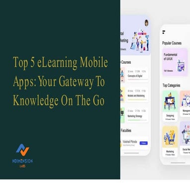 Top 5 ELearning Mobile Apps: Your Gateway To Knowledge On The Go | PPT