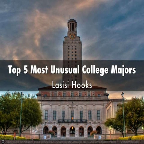 The Top 5 Most Unusual College Majors | PPTX