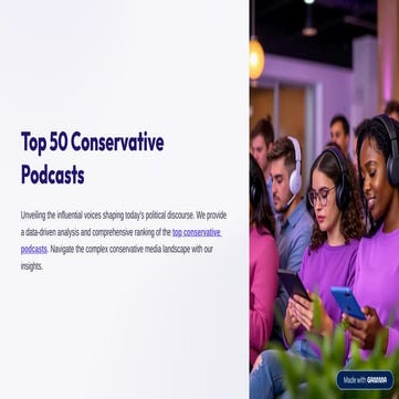 Top 50 Conservative Podcasts You Shouldn't Miss | PDF