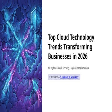 Top Cloud Technology Trends Transforming Businesses in 2026: AI, Hybrid ...