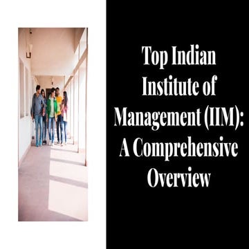 top-indian-institute-of-management-iim.pdf | Postgraduate Education ...