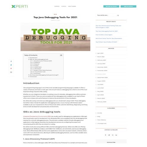 Top Java Debugging Tools for 2021 | PDF