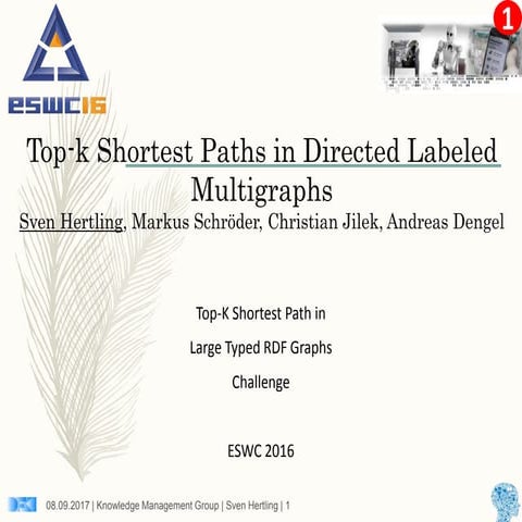 Top k shortest-paths in directed labelled multi-graphs | PPT