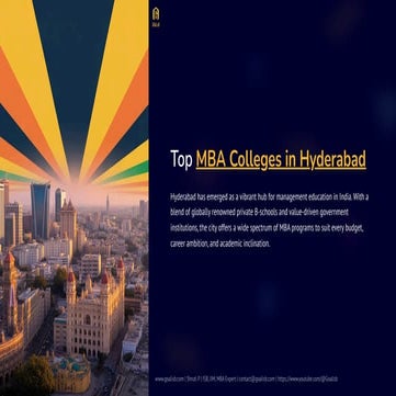 Top MBA Colleges in Hyderabad 2025: Rankings, Admission Process, Fees ...