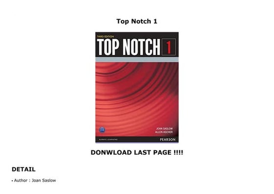Top Notch 3 | PPT