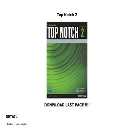 Top Notch 2 | PDF