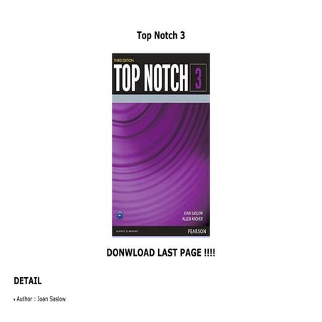Top Notch 3 | PDF