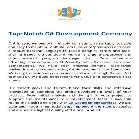 Top-Notch C# Development Company.pdf