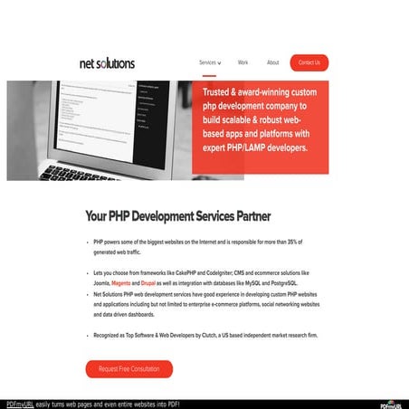 Custom PHP Development Services