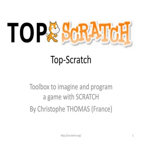 Top scratch ignite-presentation_2013 | PPTX