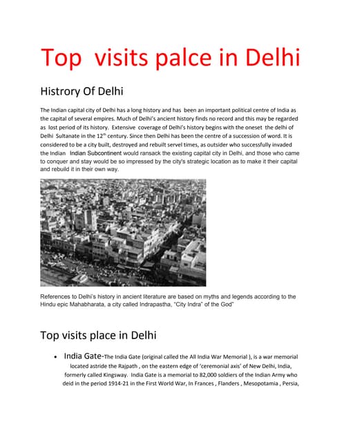 Historical monuments of delhi | PPTX | Asia Travel | Travel Locations