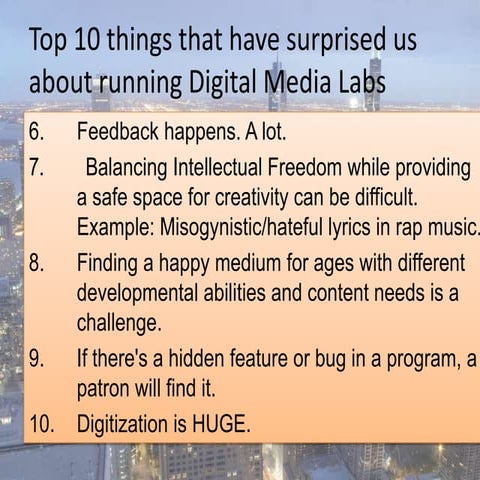 Digital media labs 101 | PPTX