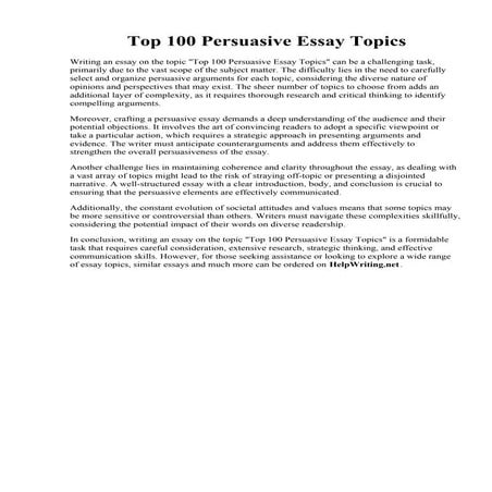 Top 100 Persuasive Essay Topics.pdf