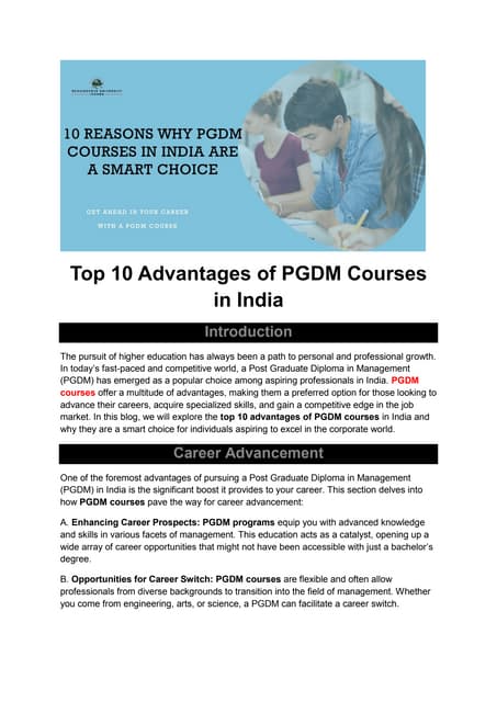 SCHOOL OF COMMERCE | PDF