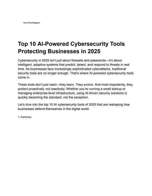 Top 10 AI Cybersecurity Tools (2025–2026).pdf