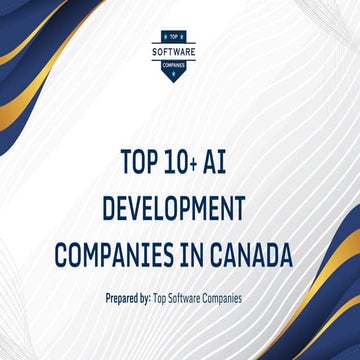 Top 10 Artificial Intelligence (AI) in Canada | PDF